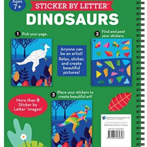 Brain Games - Sticker by Letter: Dinosaurs (Sticker Puzzles - Kids Activity Book)