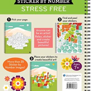 Brain Games - Sticker by Number: Stress Free (28 Images to Sticker)