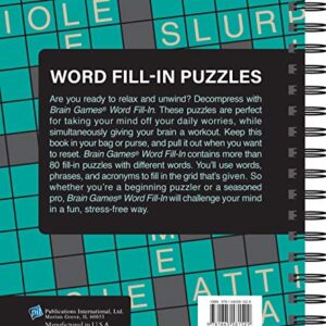 Brain Games - Word Fill-In Puzzles