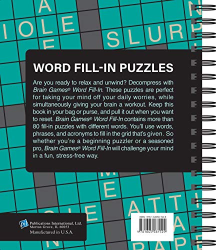 Brain Games - Word Fill-In Puzzles