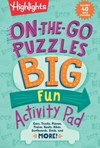 on-the-go puzzles big fun activity pad (highlights big fun activity pads)