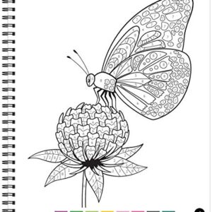 Brain Games - Color by Number: Butterflies