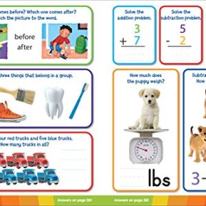 1001 STEAM Kindergarten Activity Workbook: Practice Sight Words, Phonics, Numbers, Math, Art, and More | Reading and Writing Skills - 320 Pages (Ages 4 and Up) (1001 Activity Books)