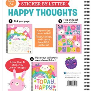 Brain Games - Sticker by Letter: Happy Thoughts