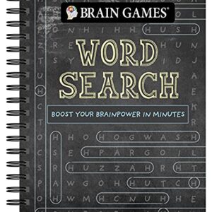 Brain Games - Word Search Puzzles (Chalkboard #2): Boost Your Brainpower in Minutes (Volume 2)