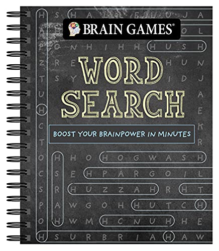 Brain Games - Word Search Puzzles (Chalkboard #2): Boost Your Brainpower in Minutes (Volume 2)