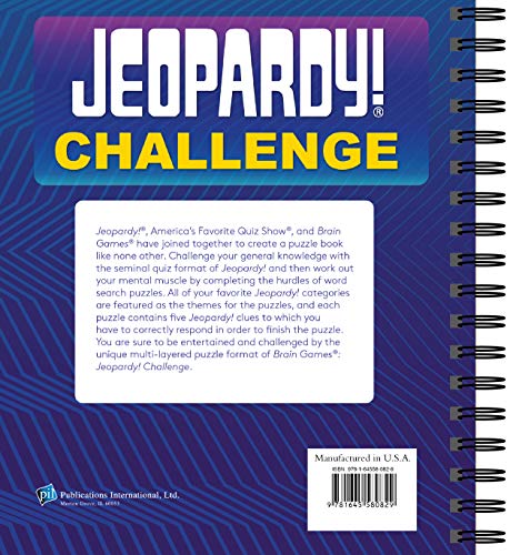 Brain Games - Jeopardy! Challenge: Jeopardy! Clues & Responses and Word Searches