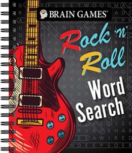 brain games - rock 'n' roll word search