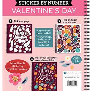 Brain Games - Sticker by Number: Valentine's Day