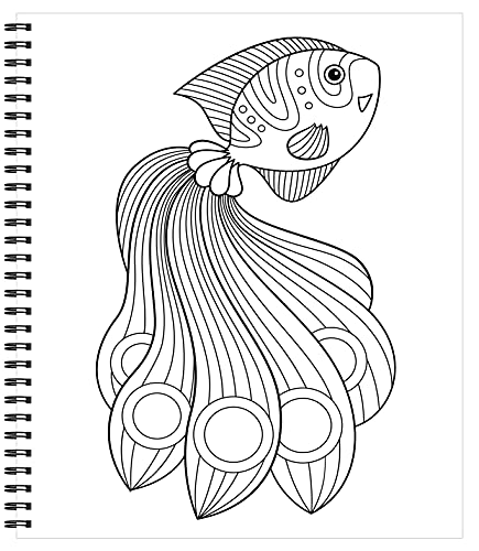 Large Print Easy Color & Frame - Under the Sea (Stress Free Coloring Book)