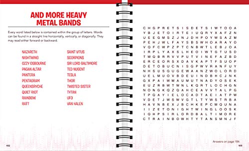 Brain Games - Rock 'n' Roll Word Search