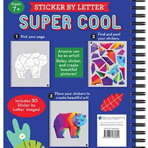 Brain Games - Sticker by Letter - 3 Sticker Books in 1 (30 Images to Sticker: In the Wild, Dinosaurs, Ocean Fun)