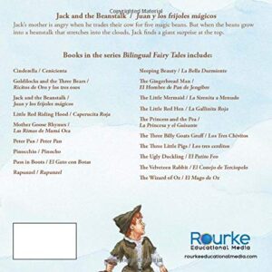 Rourke Educational Media Bilingual Fairy Tales Jack and the Beanstalk Reader (English and Spanish Edition)