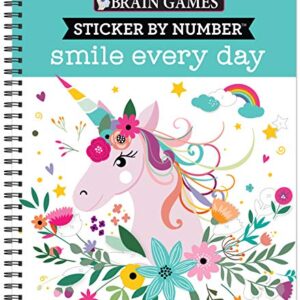 Brain Games - Sticker by Number: Smile Every Day