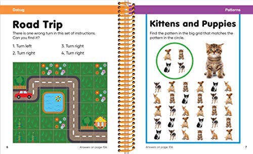 Brain Games STEM - Get Ready to Code: Picture Puzzles for Growing Minds (Workbook for Kids 3 to 6)