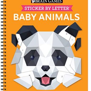 Brain Games - Sticker by Letter: Baby Animals