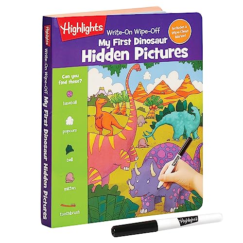 Write-On Wipe-Off My First Dinosaur Hidden Pictures (Write-On Wipe-Off My First Activity Books)