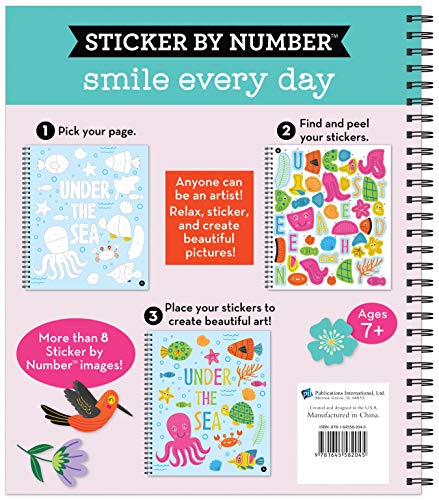 Brain Games - Sticker by Number: Smile Every Day