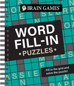 brain games - word fill-in puzzles