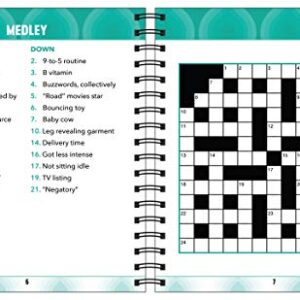 Brain Games - Large Print Crosswords (Swirls)