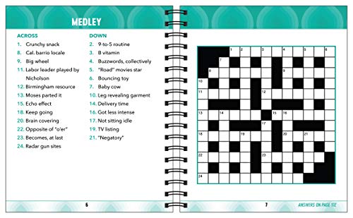 Brain Games - Large Print Crosswords (Swirls)