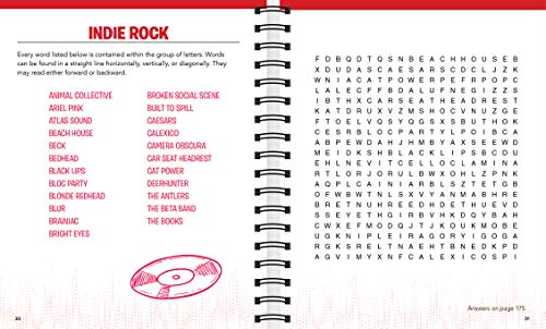 Brain Games - Rock 'n' Roll Word Search