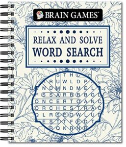 brain games - relax and solve: word search (toile)