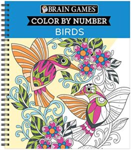 brain games - color by number: birds