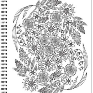 Color & Frame - Fresh Flowers (Adult Coloring Book)