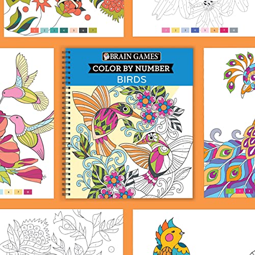 Brain Games - Color by Number: Birds