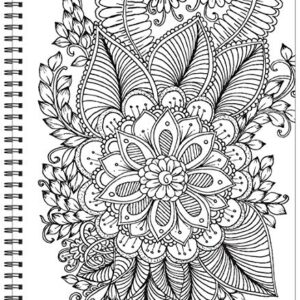 Color & Frame - Fresh Flowers (Adult Coloring Book)