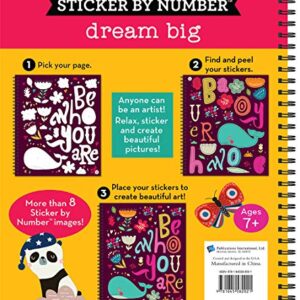 Brain Games - Sticker by Number: Dream Big