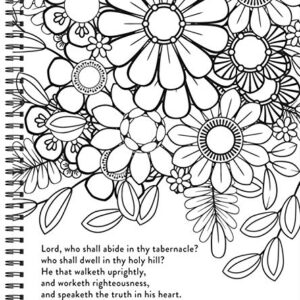 Color & Frame - Bible Coloring: Psalms (Adult Coloring Book)