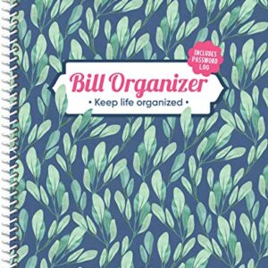 Bill Organizer: Keep Life Organized (Includes 12 Pockets and Password Log)