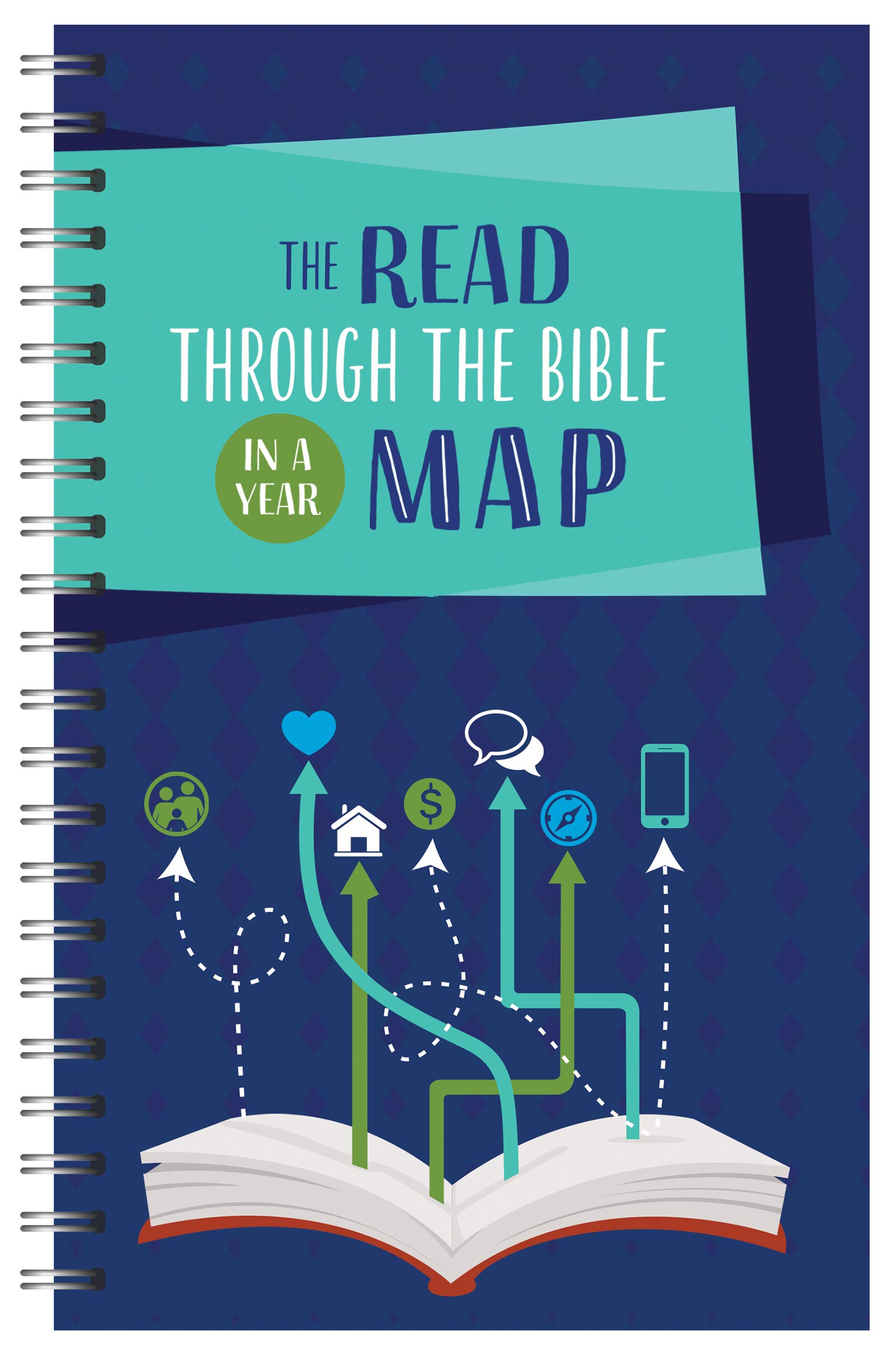 The Read through the Bible in a Year Map (General) (Faith Maps)