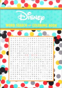 disney word search and coloring book (coloring book & word search)