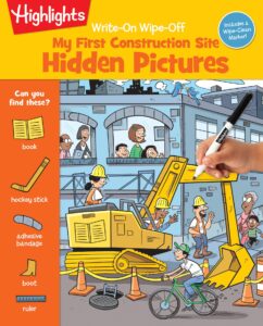 write-on wipe-off my first construction site (write-on wipe-off my first activity books)