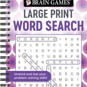 Brain Games - Large Print Word Search (Swirls)