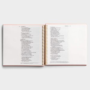 Illustrating Bible NIV: Books of Psalms & Proverbs - Spiral Bound Bible Journal, Coral