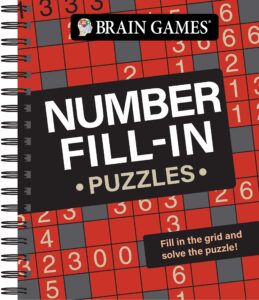 brain games - number fill-in puzzles