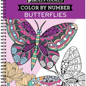 Brain Games - Color by Number: Butterflies