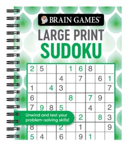 brain games - large print sudoku (swirls)