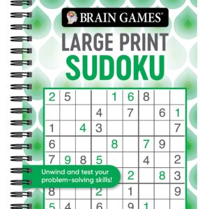 Brain Games - Large Print Sudoku (Swirls)