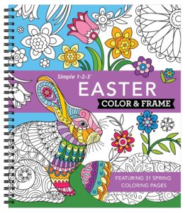 color & frame - easter (coloring book)