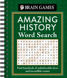 brain games - amazing history word search: find hundreds of unbelievable facts and incredible events