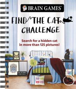 brain games - find the cat challenge: search for a hidden cat in more than 125 pictures! (volume 2) (brain games - picture puzzles)