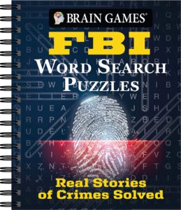 brain games - fbi word search puzzles: real stories of crimes solved