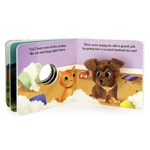 Puppy Love Finger Puppet Board Book for Little Dog Lovers, Ages 1-4 (Children's Interactive Finger Puppet Board Book)