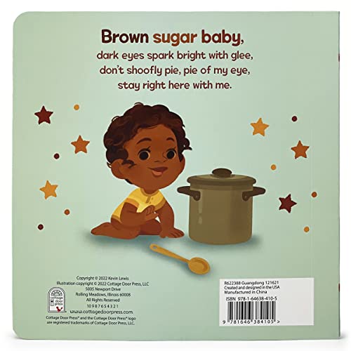 Brown Sugar Baby Board Book - Beautiful Story for Mothers and Newborns, Ages 0-3