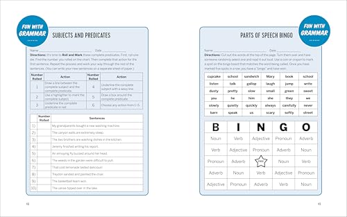 The English Grammar Workbook for Grades 3, 4, and 5: 140+ Simple Exercises to Improve Grammar, Punctuation and Word Usage (English Grammar Workbooks)